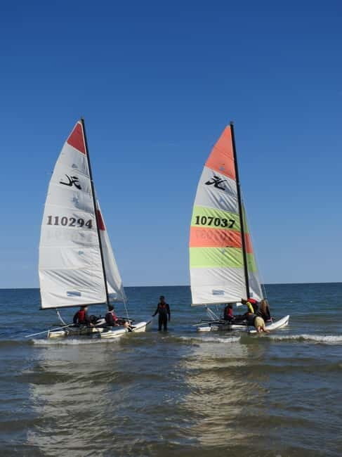 Sailing course for adults with catamarans at the Jesolo beach resort - Introduction