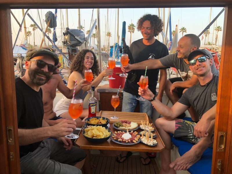 sailing sunset with special aperitif - Unveiling a Sunset Sailing Experience with Aperitif in Catalonia