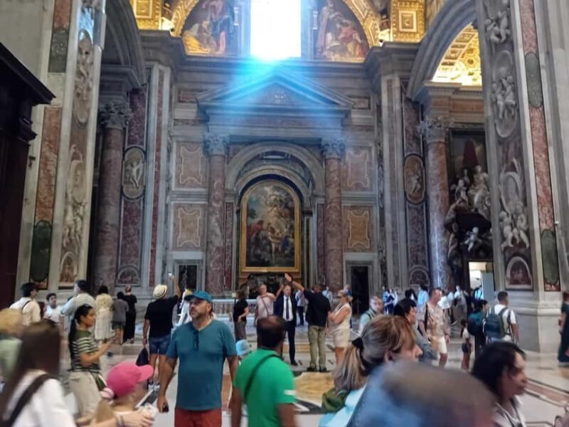 Saint Peters Basilica Guided Tour with Dome Access - Value for Money