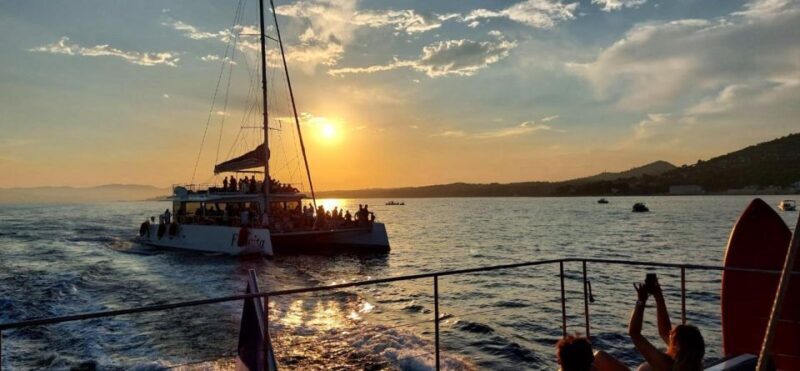 Saint Raphaël : Sunset Cruise Cape Dramont & Golden Island - Key Points