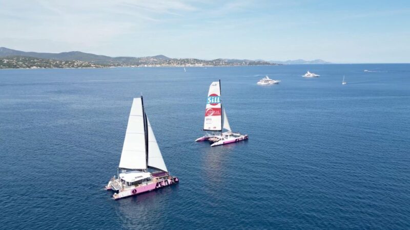 Saint Tropez: Evening Catamaran Party with Welcome Drink - Key Points