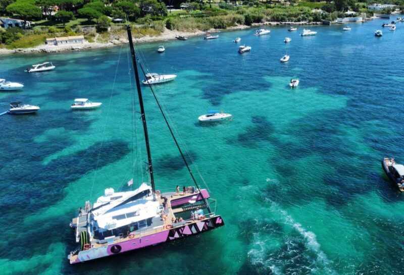 Saint Tropez: Evening Catamaran Party with Welcome Drink - An Authentic, Fun-Filled Water Adventure