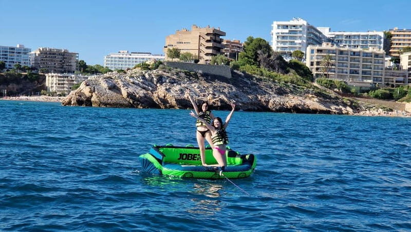 Salou: Private Inflatable Water Sofa Ride - What to Expect During the Experience