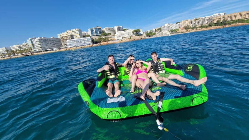 Salou: Private Inflatable Water Sofa Ride - The Review Experience