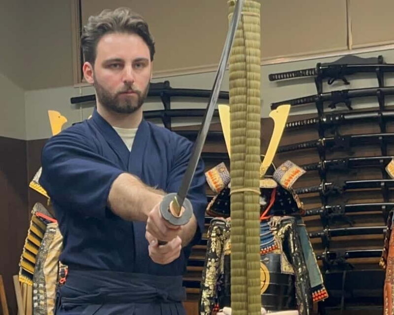 Samurai sword cutting experience - Details of the Samurai Sword Cutting Experience