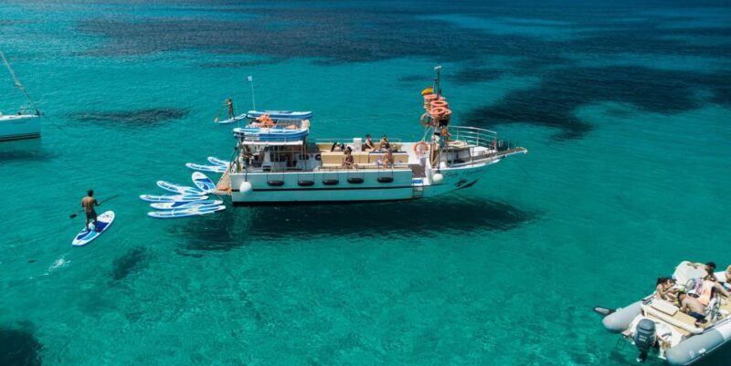 San Antonio: Cala Bassa, Cala Conta and Cave Boat Trip - The Second Stop: Cala Bassa’s Peaceful Cove
