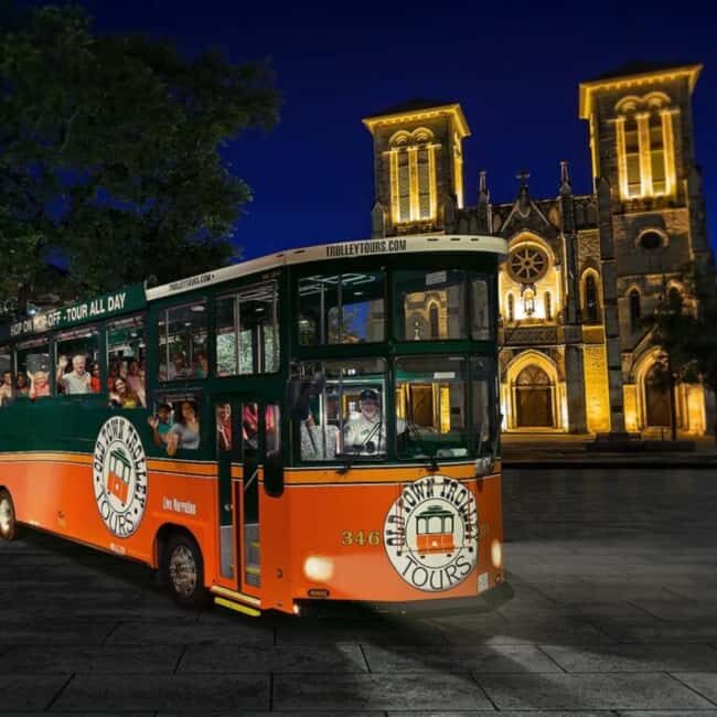 San Antonio: City Lights Night Tour by Trolley - Key Points