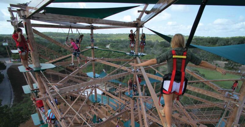 San Antonio: Twisted Trails Zip Rails, Ropes & Climbing Wall - What to Expect During Your Visit