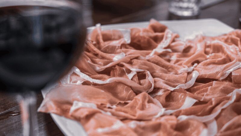 San Daniele ham tasting and tour of the ham factory - Key Points