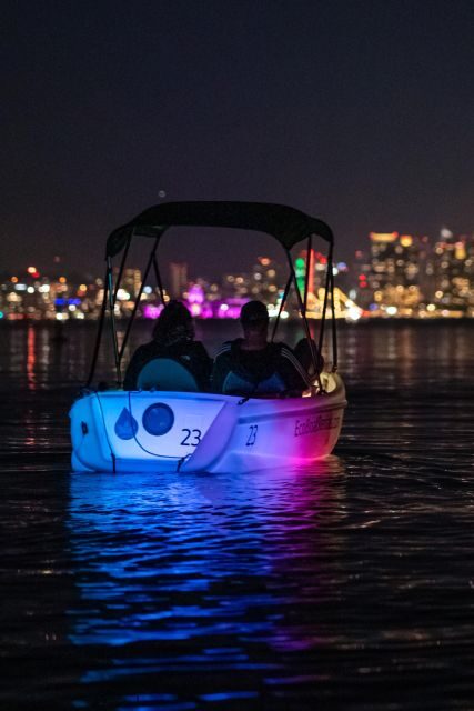 San Diego: Night Date Glow Pedal Boat with Downtown Views - The Value of the Experience