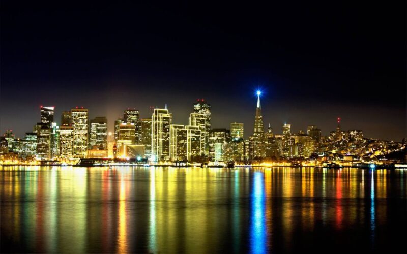 San Francisco: City Lights Sail Under the Full Moon - Key Points