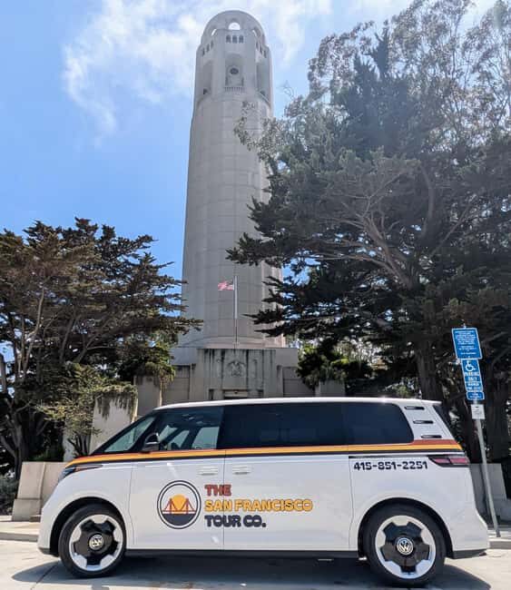 San Francisco City Tour in New EV Volkswagen Van - The Sum Up