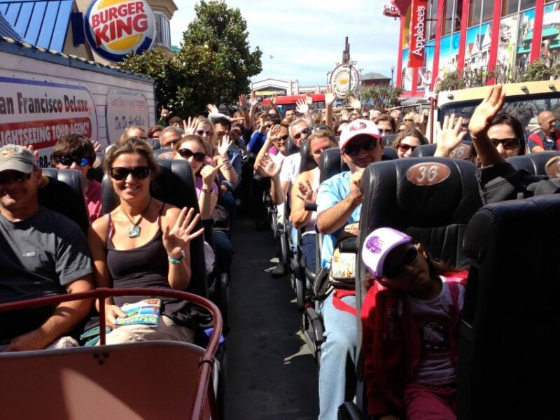 San Francisco: Hop-On Hop-Off Deluxe Bus Tour with 20 Stops - Key Points
