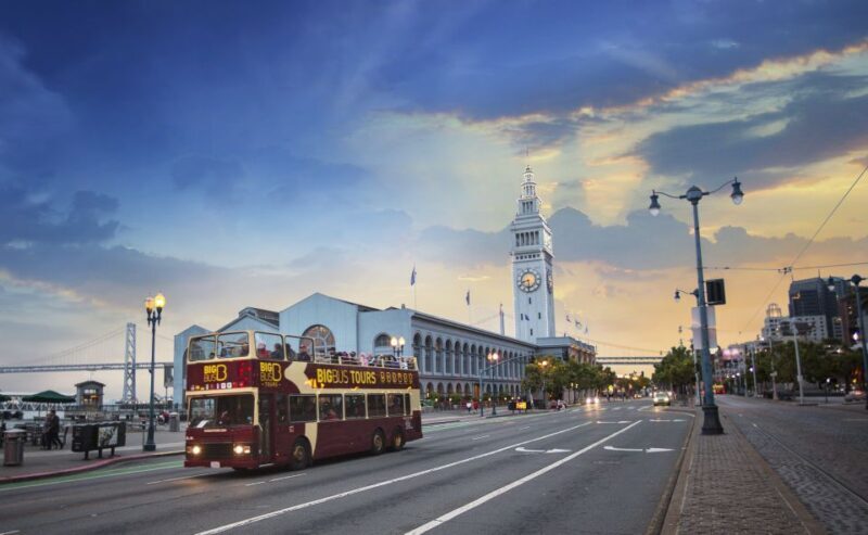 San Francisco: Sightseeing Sunset Tour by Open-Top Bus - Detailed breakdown of the itinerary