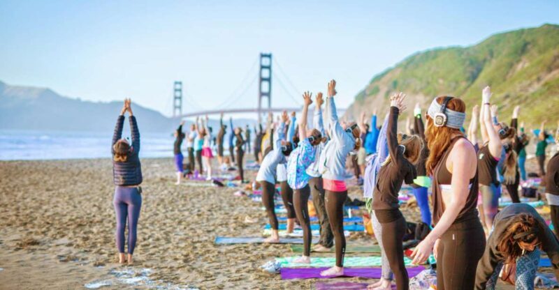 San Francisco: Silent Disco Yoga at Baker Beach - What’s Included and Practical Tips