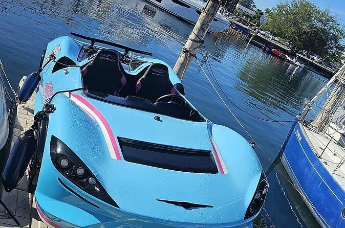San Juan PR Watersports Car Rental Blue McLaren - Who Will Love This?