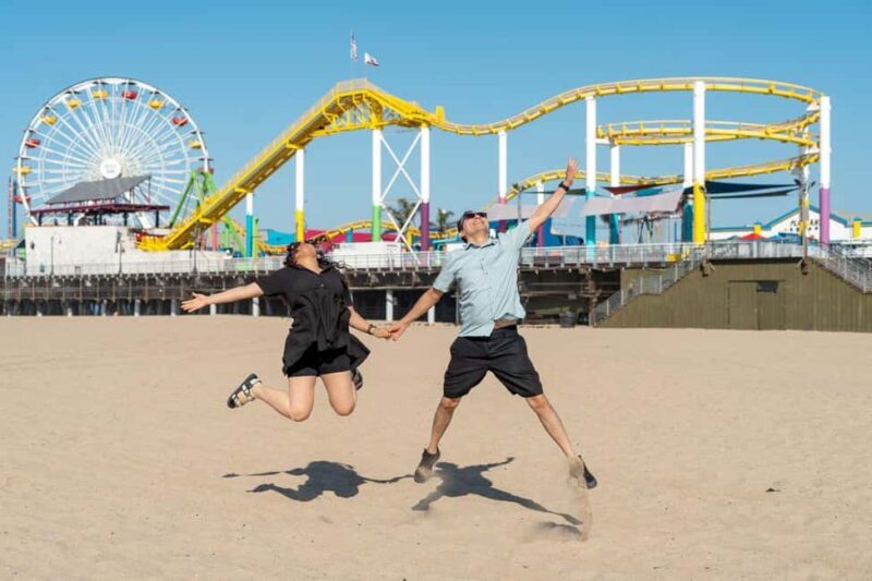 Santa Monica: Photoshoot with Edited Images - Key Points: