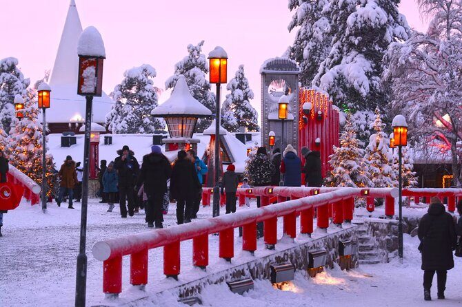 Santa Village Tour+Lapland Cuisine In Glass Igloo+Snow Scooters - Key Points