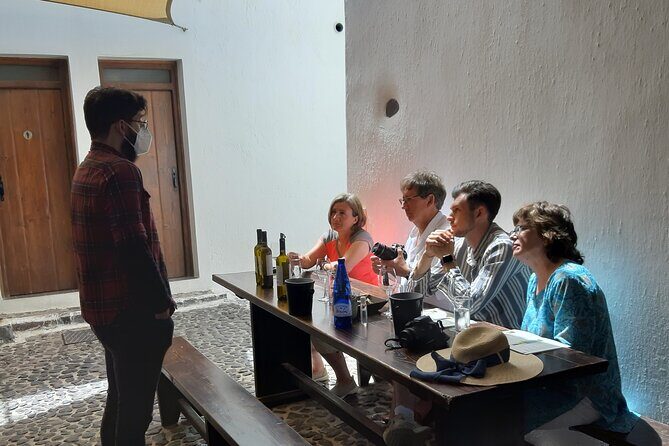Santorini 3 and half Hour Wine Tour Day/Sunset - Learning and Stories Shared by Your Guide