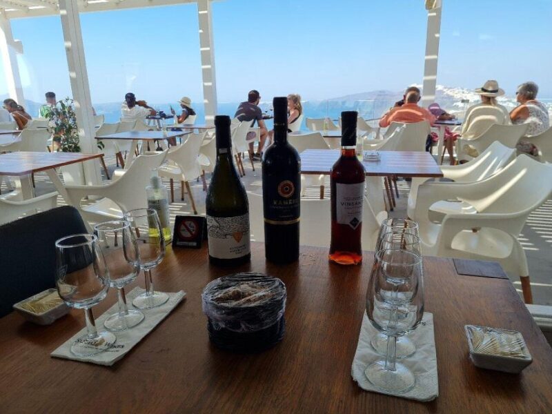 Santorini: 3 Wineries Visit with 11/12 Wines Premium Tasting - An Overview of the Experience