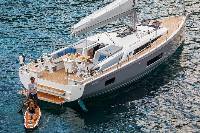 Santorini: Caldera Private Sailing Boat Cruise with Beneteau Oceanis 46.1 - What’s Included and Whats Not