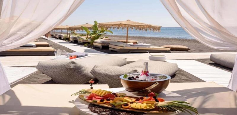 Santorini: Candlelight Restaurant Dinner on Black Sand Beach - Frequently Asked Questions