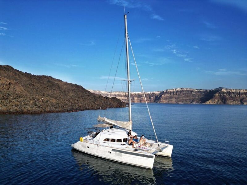 Santorini: Catamaran Cruise with Greek BBQ and Drinks - Experience Overview: What You Get