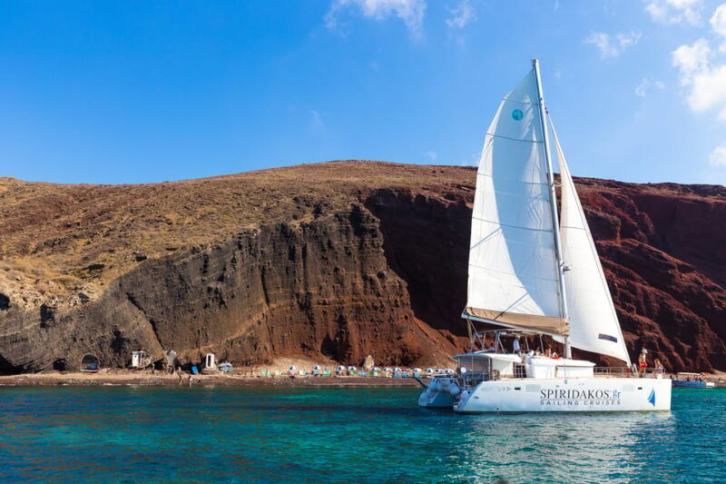 Santorini: Catamaran Cruise with Meals and Drinks - The Vessel and Service: Comfort at Sea