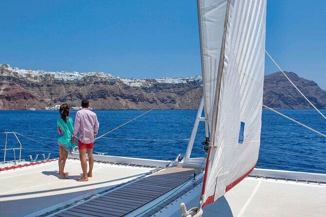 Santorini Cruise on Catamaran with BBQ & Open Bar - An In-Depth Look at the Santorini Catamaran Tour