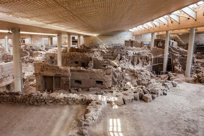 Santorini Cultural Villages and Akrotiri Ruins Private Tour - The Itinerary in Detail