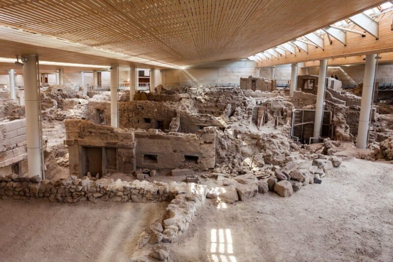 Santorini Cultural Villages and Akrotiri Ruins Private Tour - Transportation and Practicalities