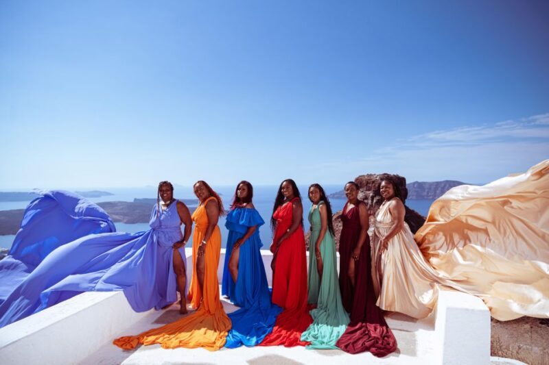 Santorini Flying Dress Photo Experience - The Itinerary and Locations