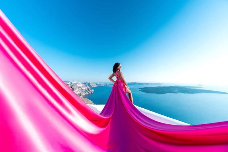 Santorini: Flying Dress Photo © Photoshoot "Express Package" - FAQ