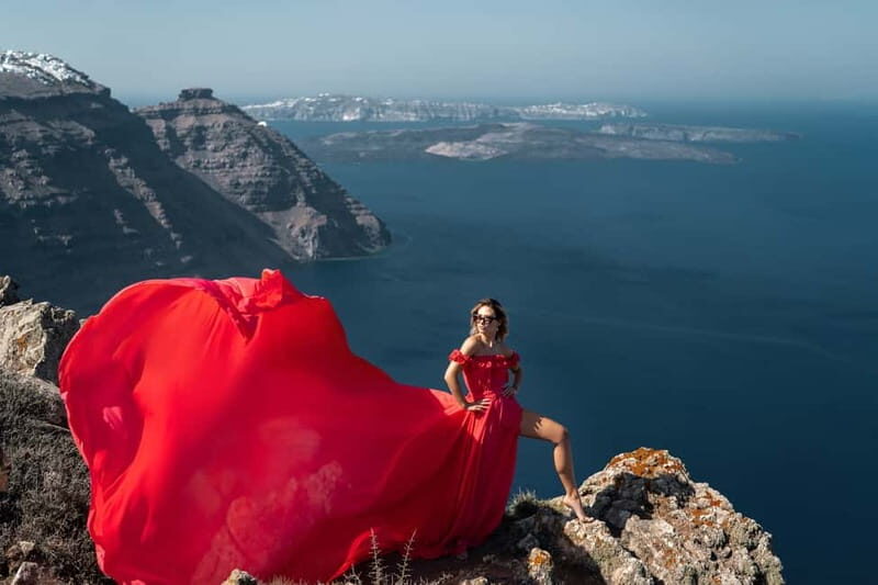 Santorini: Flying Dress Photoshoot - The Sum Up