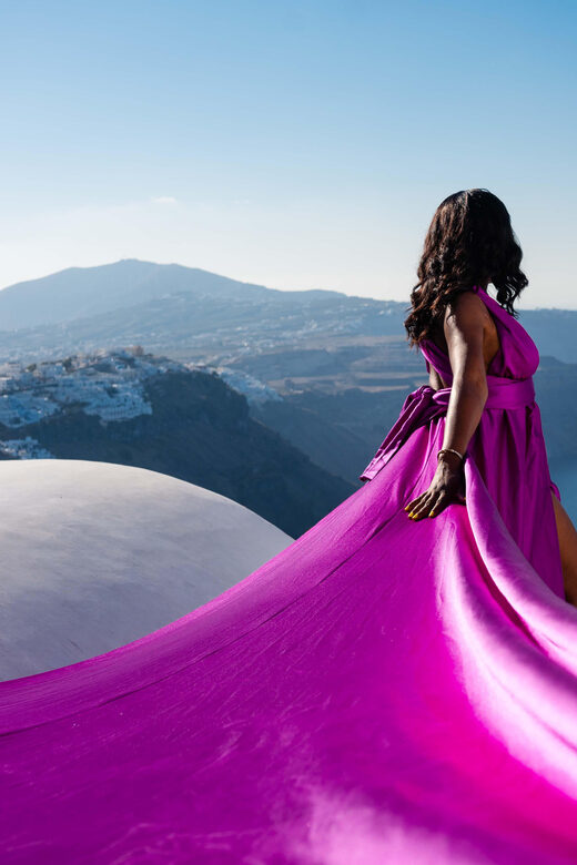 Santorini Flying Dress Photoshoot - An In-Depth Look at the Santorini Flying Dress Photoshoot