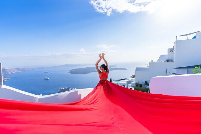 Santorini Flying Dress Photoshoot - The Experience: What You Can Expect