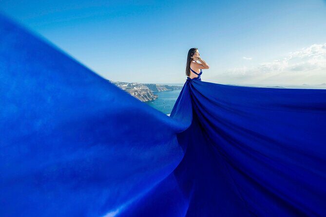 Santorini Flying Dress Photoshoot - What’s Included?