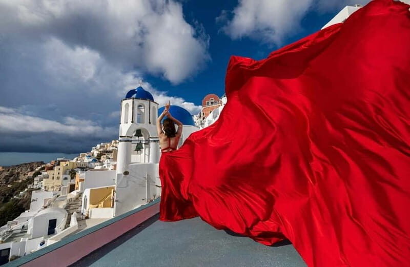 Santorini: Flying Dress Photoshoot **Dress Included** - What We Think about the Value