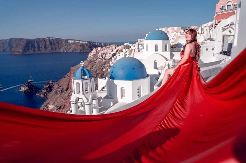 Santorini: Flying Dress Photoshoot Private Entry to Blue Dom - Practical Tips for Your Photoshoot