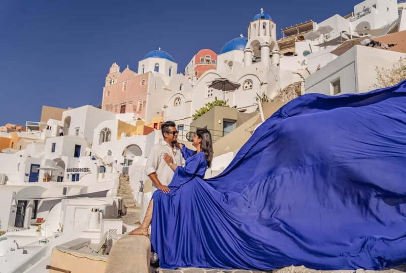 Santorini: Flying Dress Photoshoot Private Entry to Blue Dom - Who Should Consider This Experience?