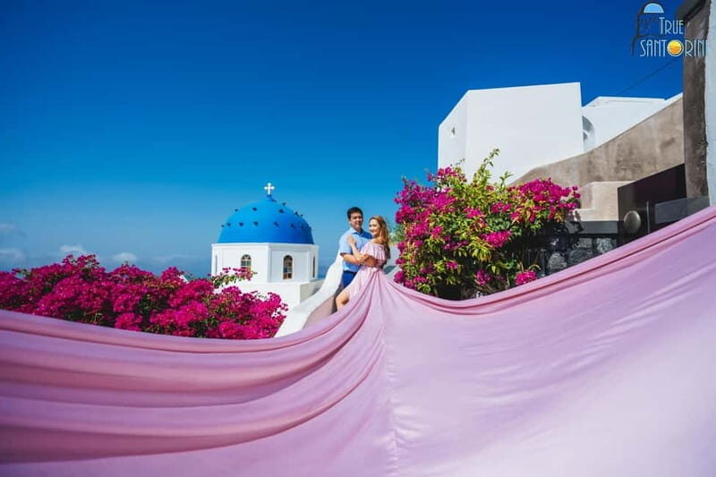 Santorini: Flying Dress Photoshoot with Edited Photos - What Travelers Are Saying