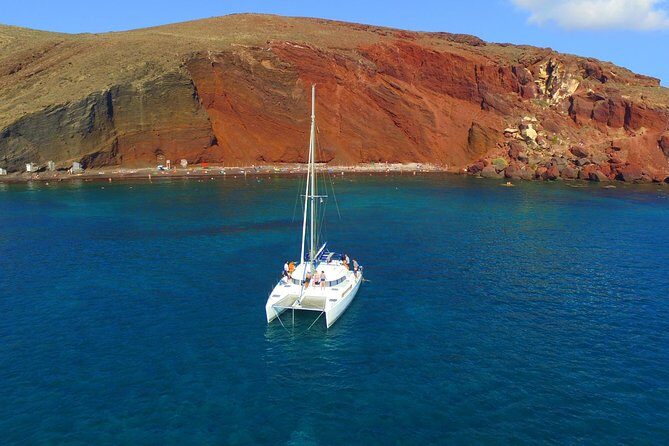Santorini Full Day Catamaran Private Cruise incl. Meal, Drinks & Free Transport - An In-Depth Look at the Santorini Private Catamaran Experience