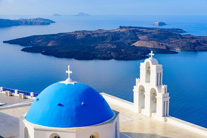 Santorini Full-Day Tour from Heraklion Crete - Black Sand Beach: Relaxation by the Sea