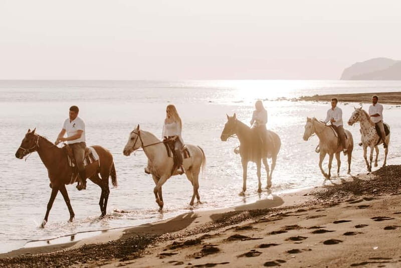 Santorini: Horseback Riding on the Black Sandy Eros Beach - The Experience You Take Home