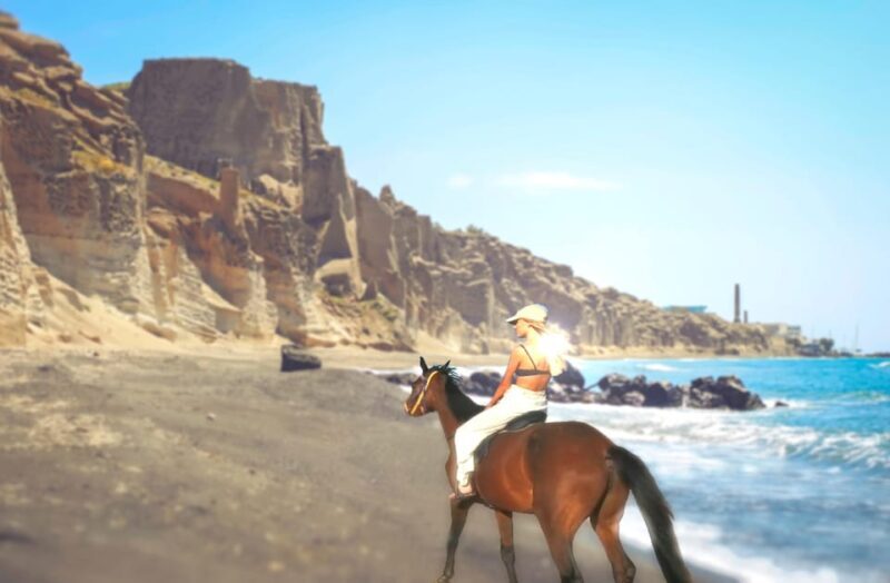 Santorini: Horseback Riding Tour on the Beach - The Experience at a Glance