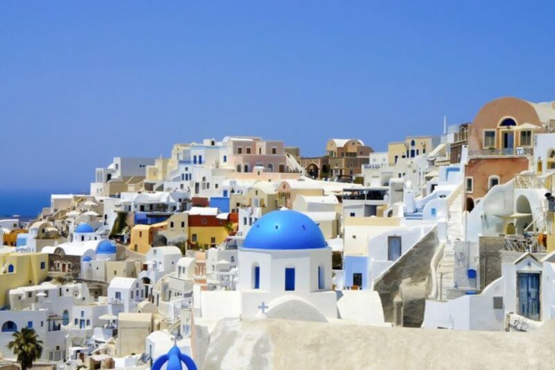 Santorini Island Bus Tour and Caldera Sunset Cruise - Boat Adventure to Volcanoes and Hot Springs