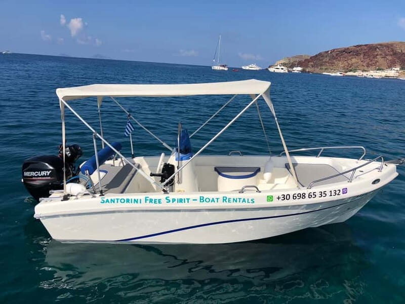 Santorini: License-Free Boat Rental with Ice, Water, & Fruit - Exploring Santorini by Boat: What to Expect