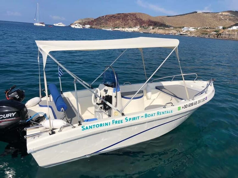 Santorini: License-Free Boat Rental with Ice, Water, & Fruit - Practical Details and Considerations