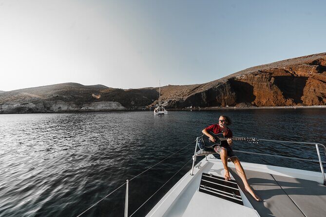 Santorini Luxury Catamaran Private Cruise - A Well-Rounded, Authentic Treat