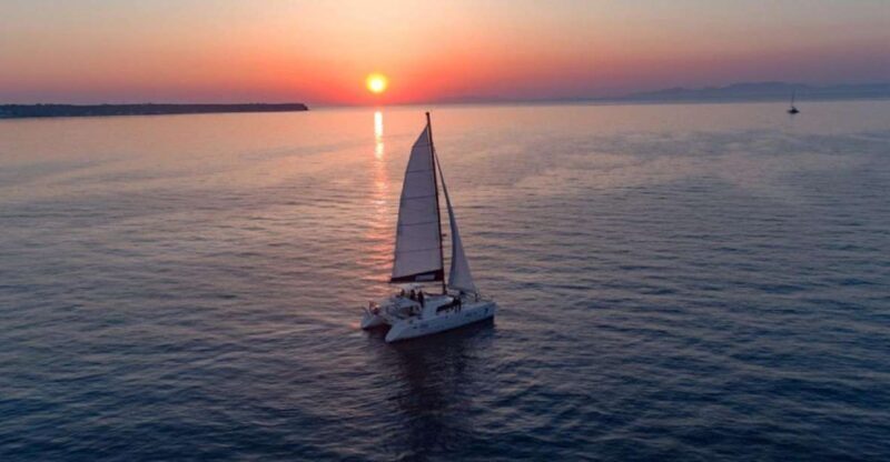 Santorini: Luxury Sunset Cruise with Dinner & Open Bar - Setting Sail: The Itinerary Breakdown